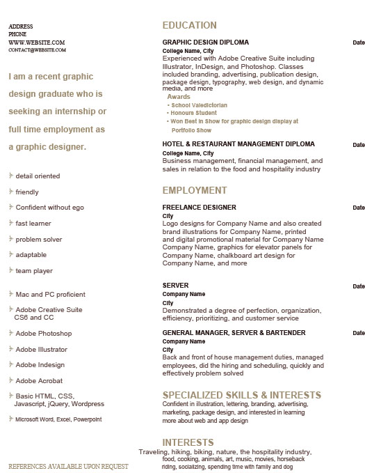 Multimedia Resume Templates, Samples & Examples | Resume Templates 101